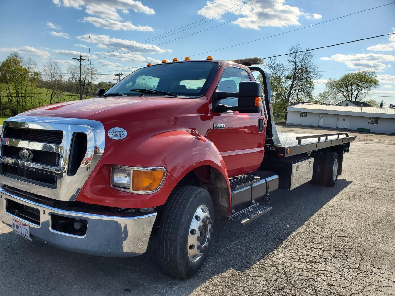 2015 Ford F650 Rollback - Tipton Tow Trucks