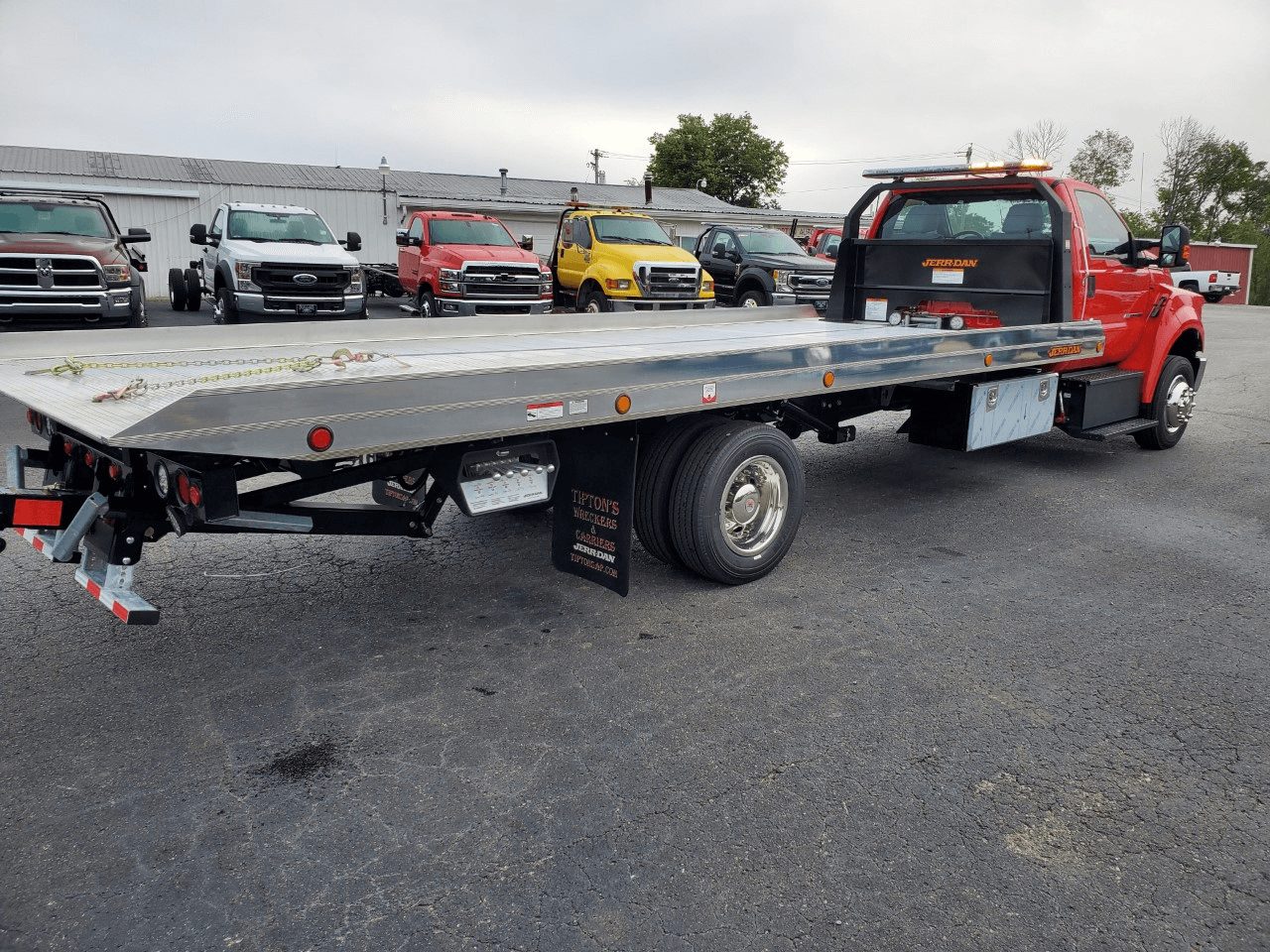 2021 Ford F650 Diesel Rollback - Tipton Tow Trucks